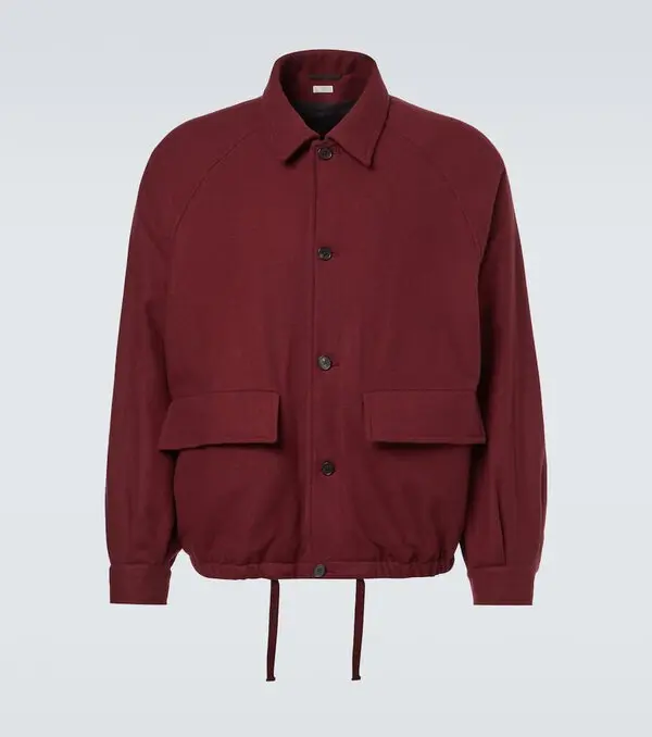 A.PRESSE Cashmere Blouson Jacket