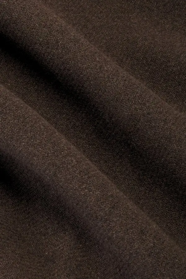 EAVES Yaron Manteco Wool Coat - Hickory