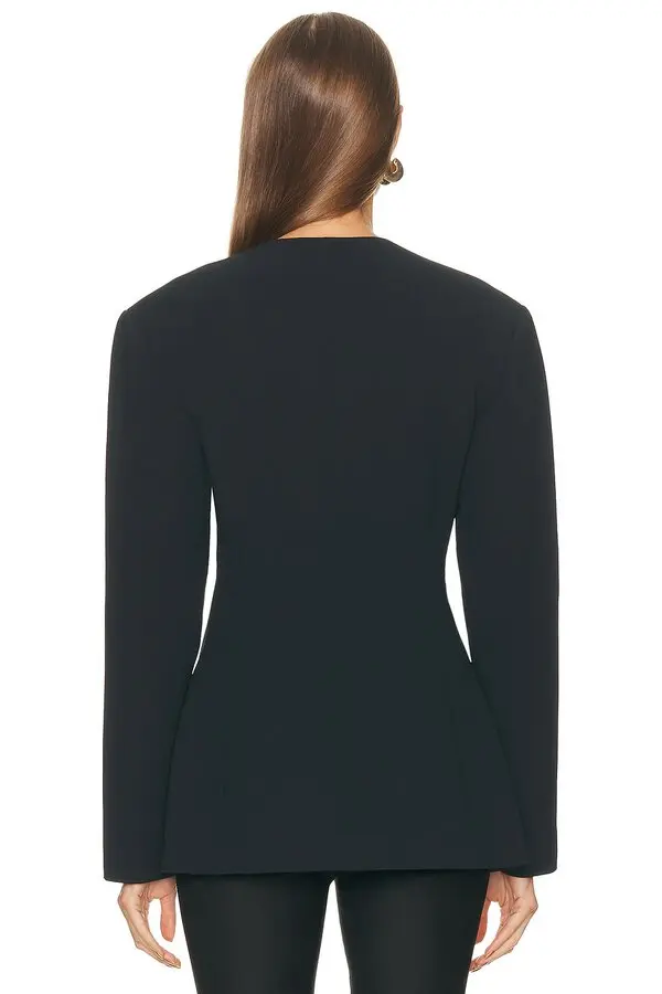 EAVES Polished Crepe Blazer
