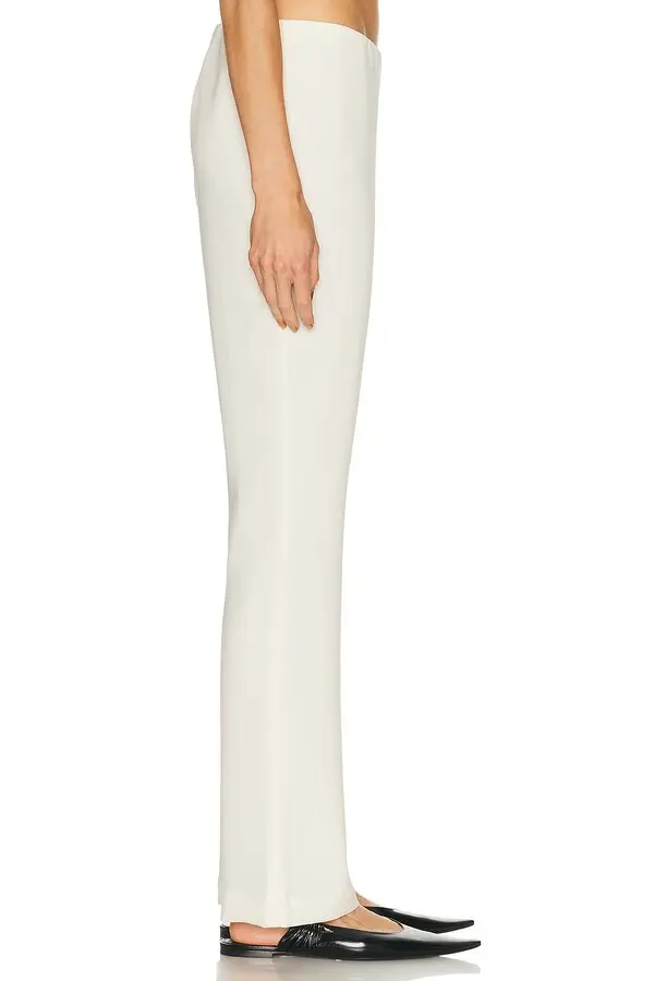 EAVES Auda Polished Crepe Pant - Ivory