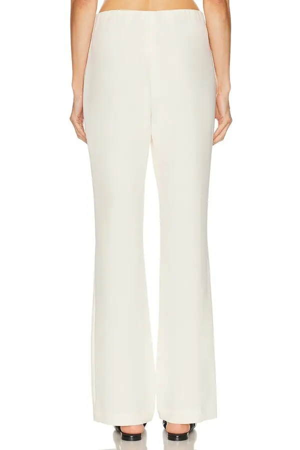 EAVES Auda Polished Crepe Pant - Ivory