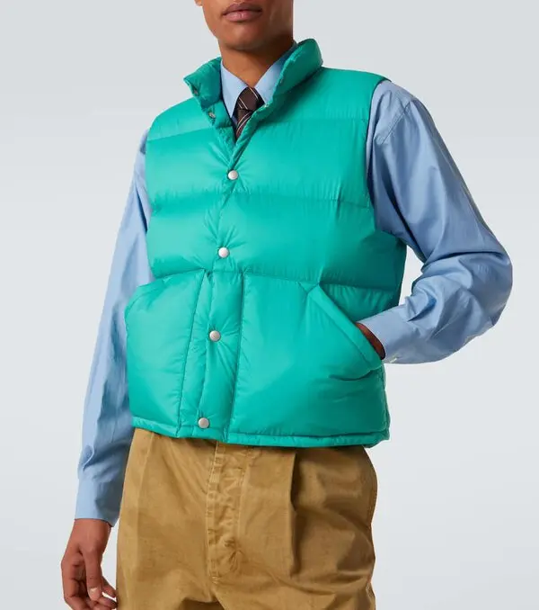 Auralee Quilted Down Vest