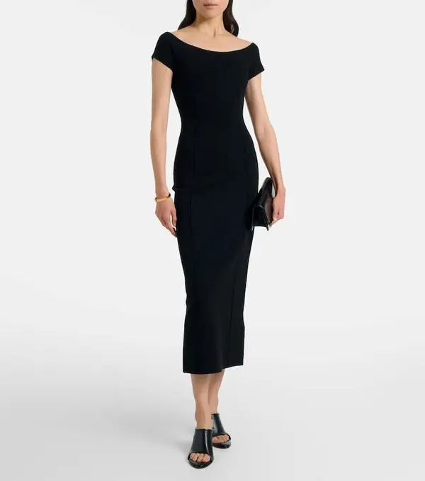 JOSEPH Foin Midi Dress - Black