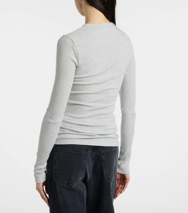 AGOLDE Delphi Ribbed-knit Top