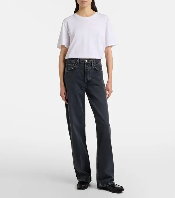 AGOLDE Arc Low-rise Wide-leg Jeans
