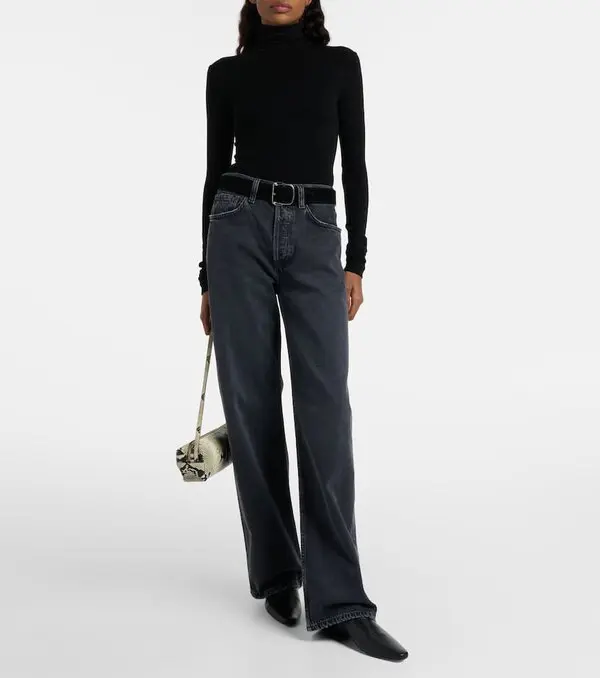 AGOLDE Wilma Jersey Turtleneck Bodysuit