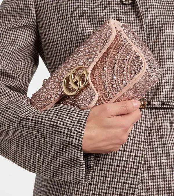 Gucci Gg Marmont Small Leather Shoulder Bag