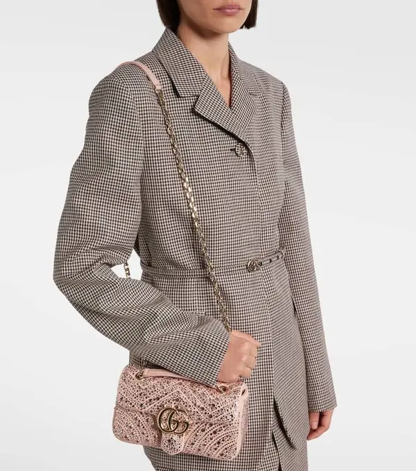 Gucci Gg Marmont Small Leather Shoulder Bag
