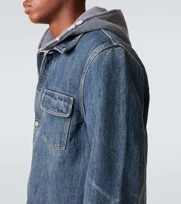 Our Legacy Cut Rebirth Denim Jacket - Blue