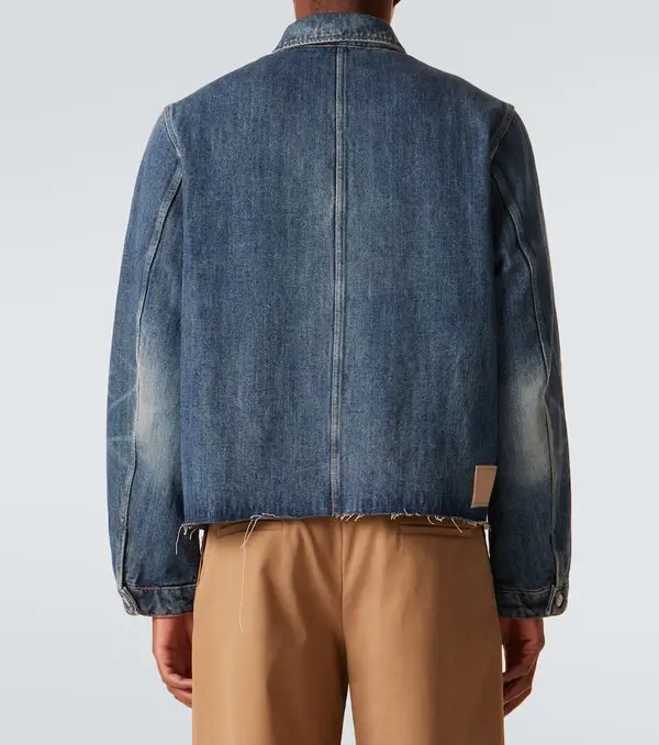 Our Legacy Cut Rebirth Denim Jacket - Blue