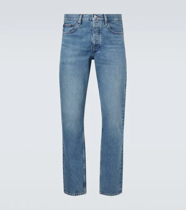 FRAME Mid-rise Straight Jeans