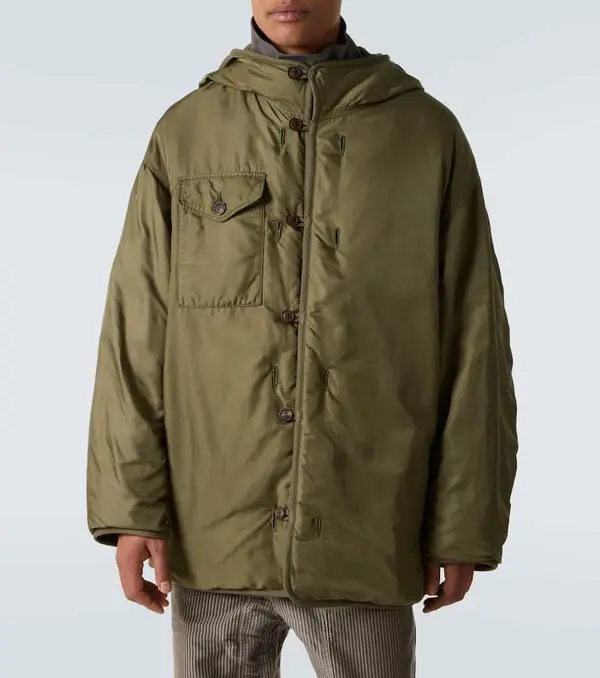 Visvim Greely Corps Reversible Down Parka - Green
