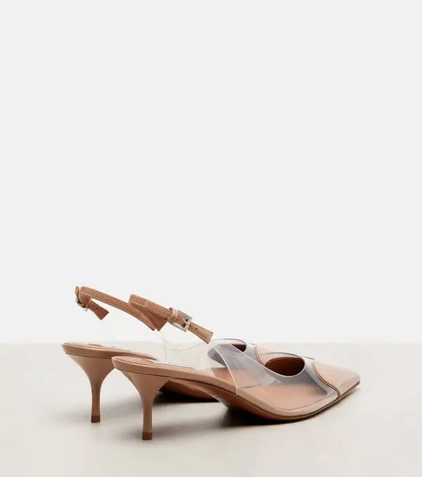 Alaïa Le Cour 55 Leather And Pu Slingback Pumps