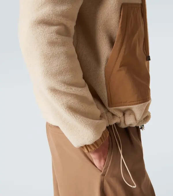 Moncler Fleece Zip-up Hoodie