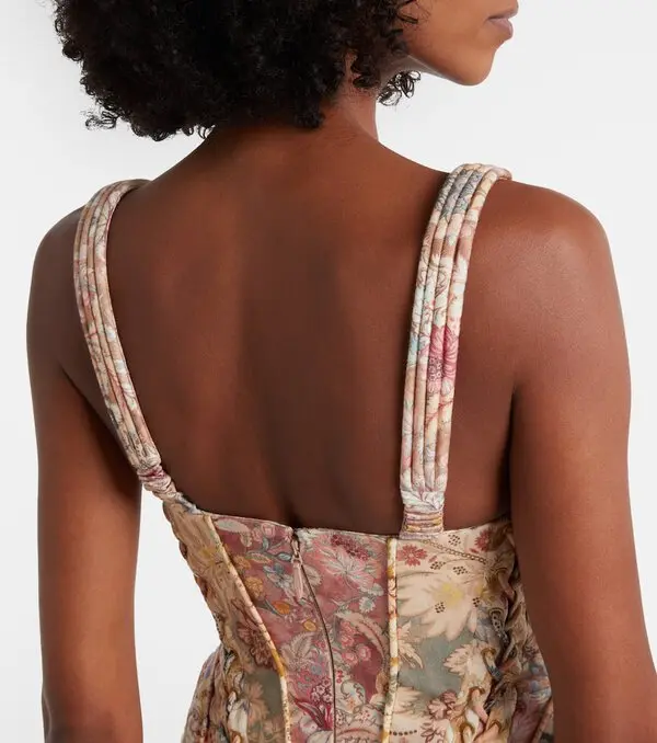 Zimmermann Rebellion Floral Linen Gown