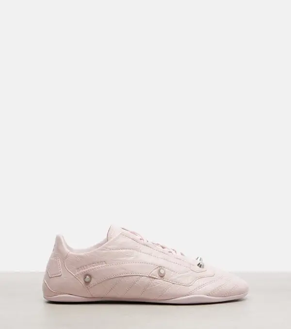 Balenciaga City Leather Sneakers - Pink