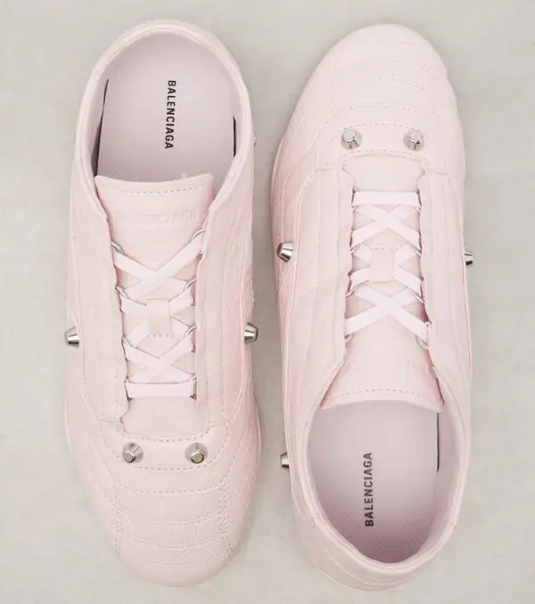 Balenciaga City Leather Sneakers - Pink