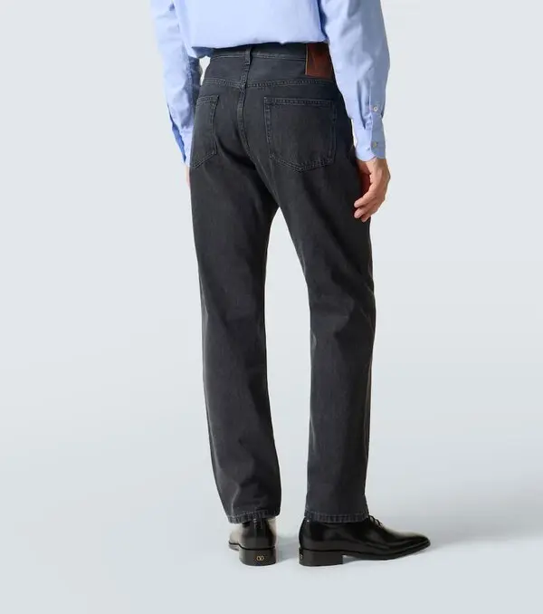 Valentino Garavani Mid-rise Straight Jeans