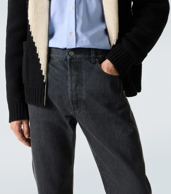 Valentino Garavani Mid-rise Straight Jeans