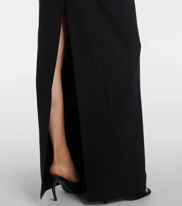 Attico Feather-trimmed Gown