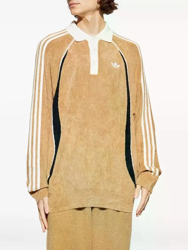 Adidas Retro Remix Teamgeist Polo Sweater - Neutrals