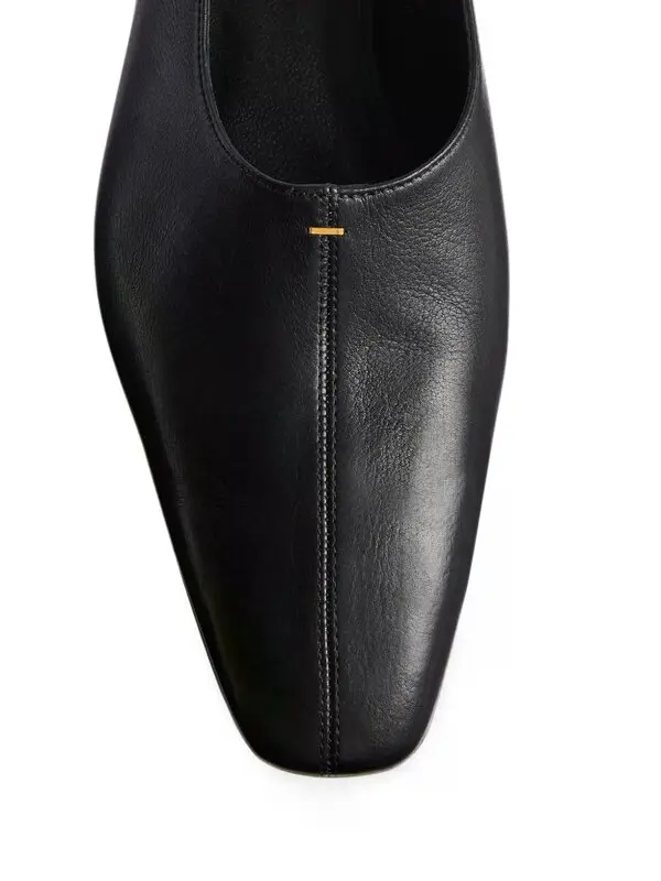 Khaite Cecilia Slingback Flats - Black
