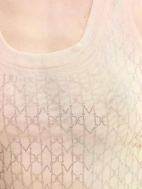 MARCIANO Aria Patterned Top - Pink