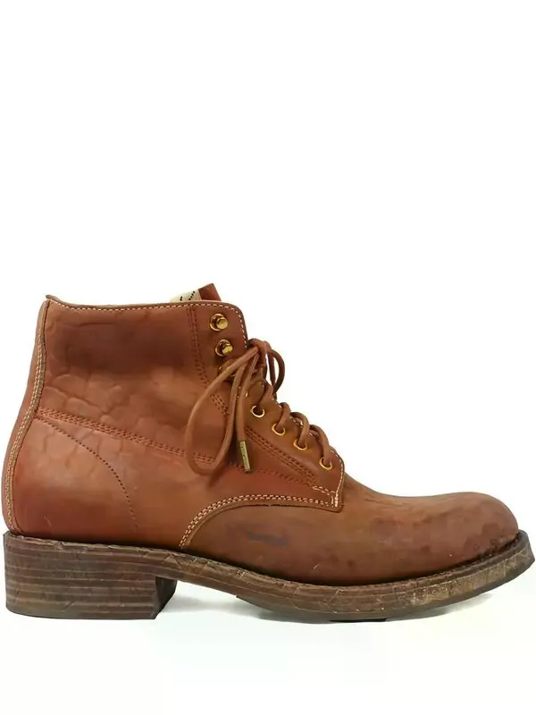 Visvim Lace-up Leather Boots - Brown