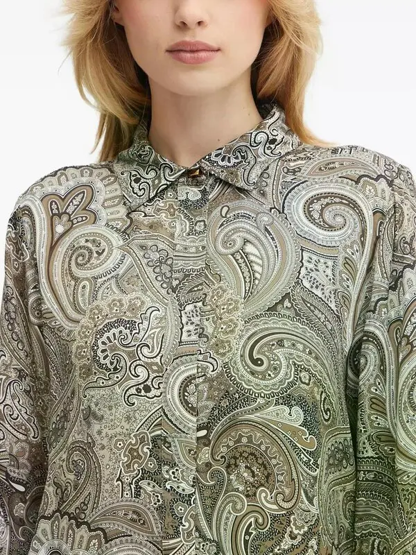 MARCIANO Paisley-print Button-down Shirt
