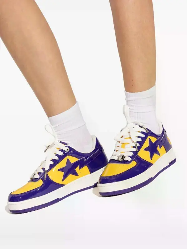 A BATHING APE Sta Panelled Sneakers