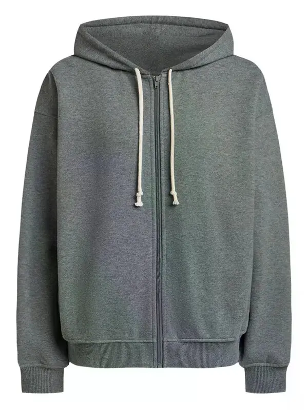 12 STOREEZ Terrycloth Zip-up Hoodie
