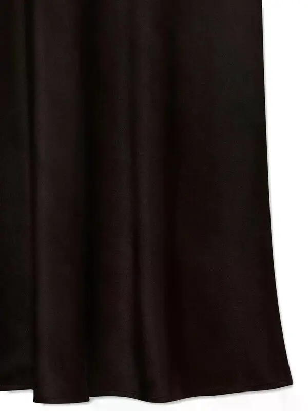 ANINE BING Elasticated Bar Midi Skirt - Brown