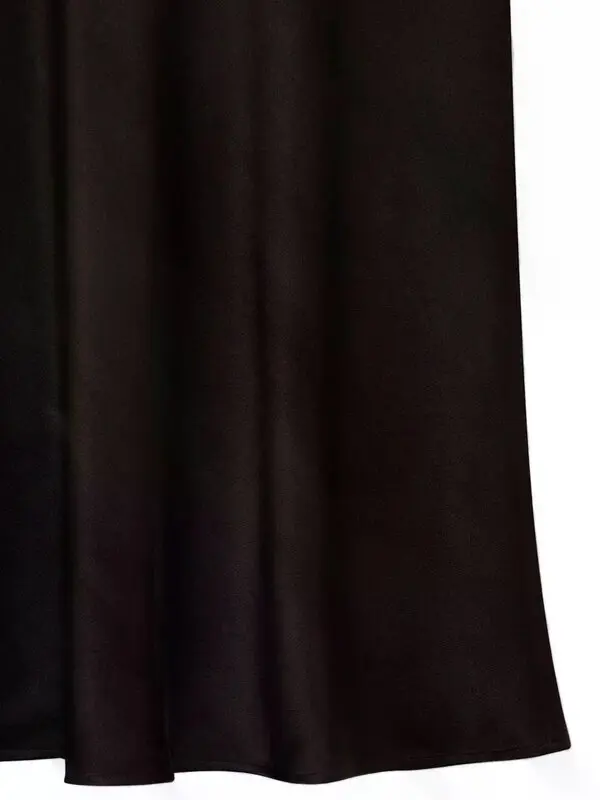 ANINE BING Elasticated Bar Midi Skirt - Brown