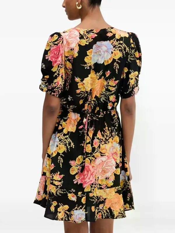 NEVER FULLY DRESSED A-line Floral Mini Dress