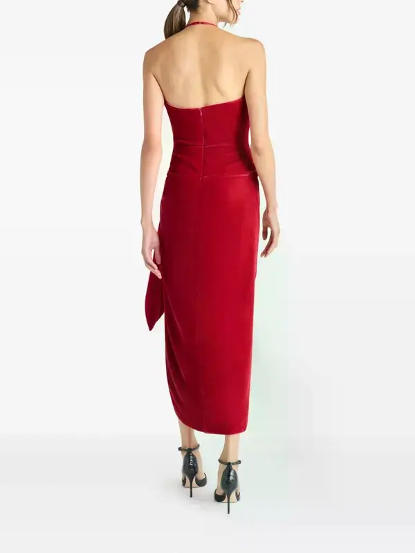 Cinq À Sept Noah Draped Midi Dress