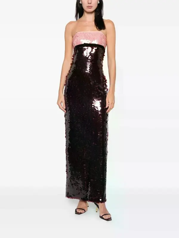 Retrofete Lirael Sequin Maxi Dress