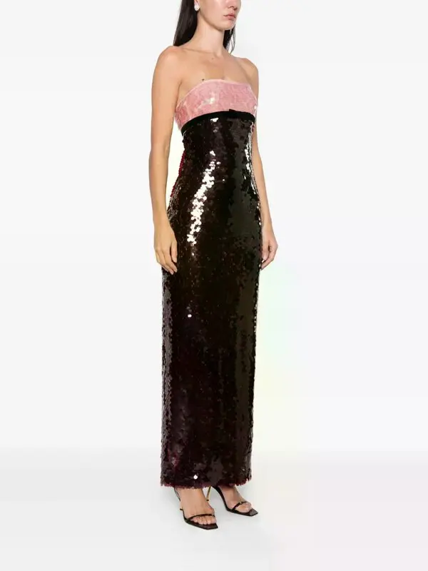 Retrofete Lirael Sequin Maxi Dress