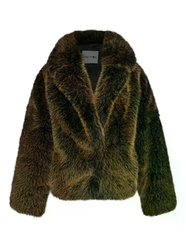 STAND STUDIO Faux-fur Jacket - Brown