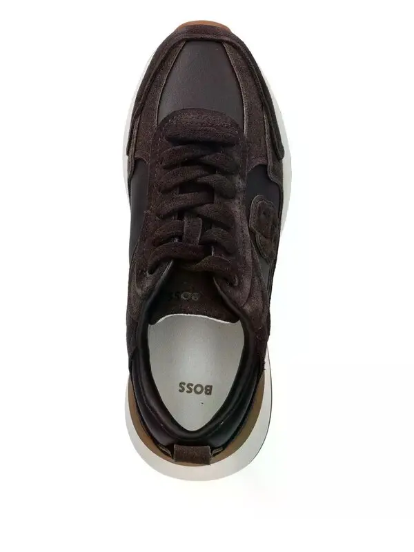 BOSS Panelled Logo Sneakers