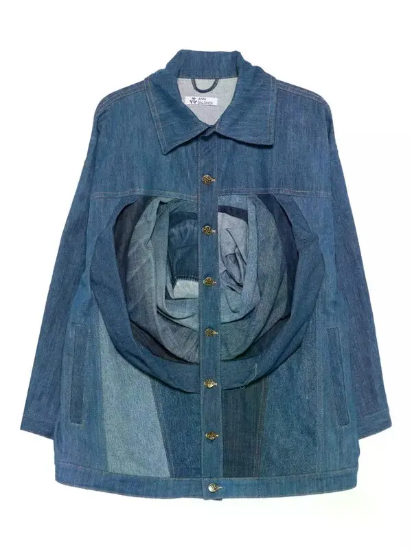 ANNI SALONEN Rose-detail Button-fastening Jacket