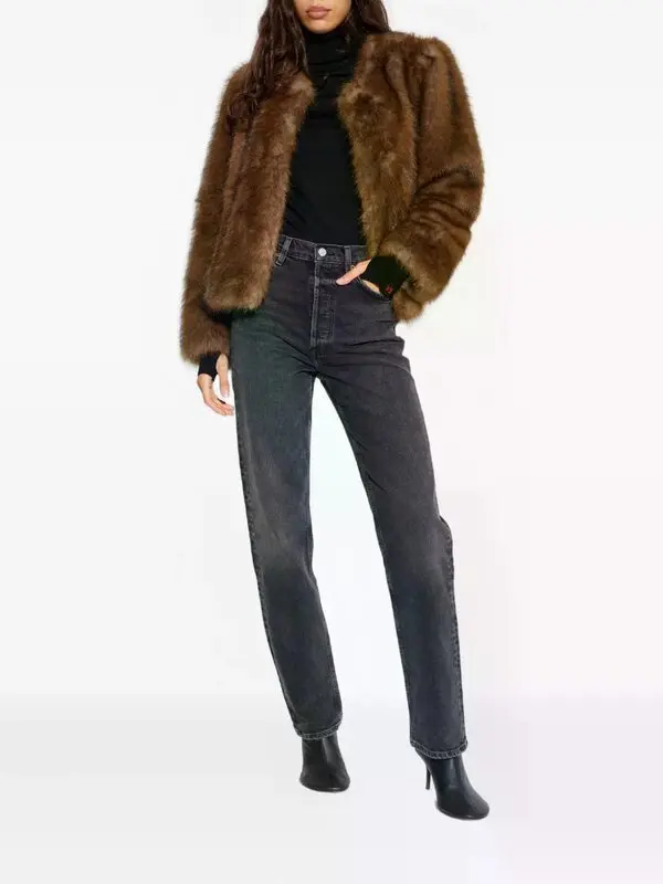STAND STUDIO Faux-fur Jacket - Brown