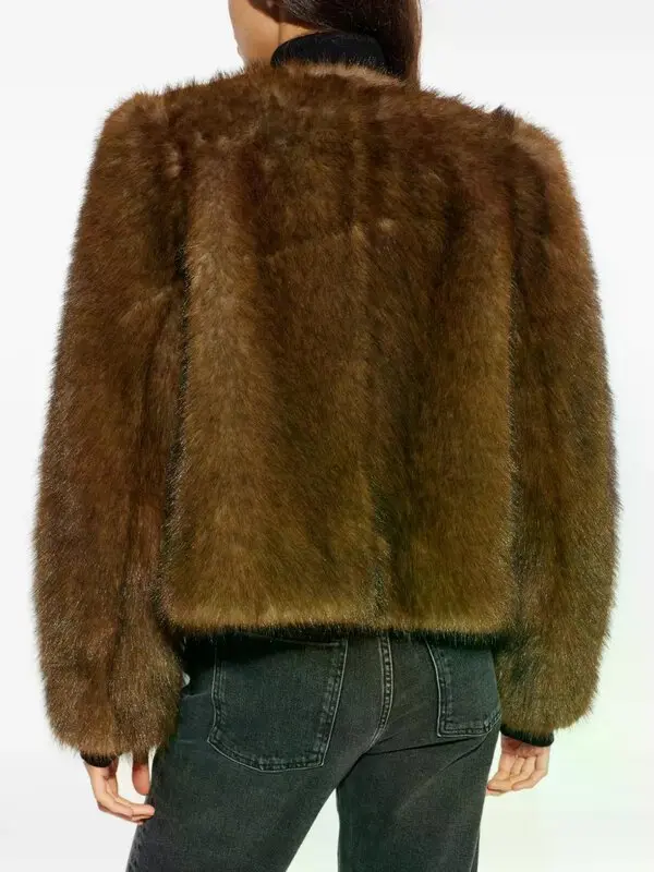 STAND STUDIO Faux-fur Jacket - Brown