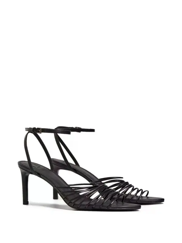 12 STOREEZ 80mm Strappy Leather Sandals