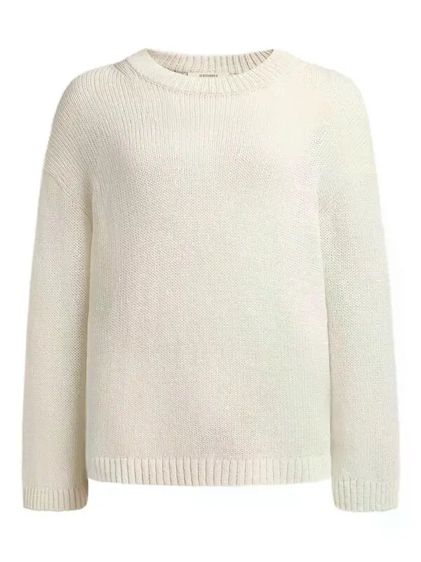 12 STOREEZ Cotton Crew-neck Sweater