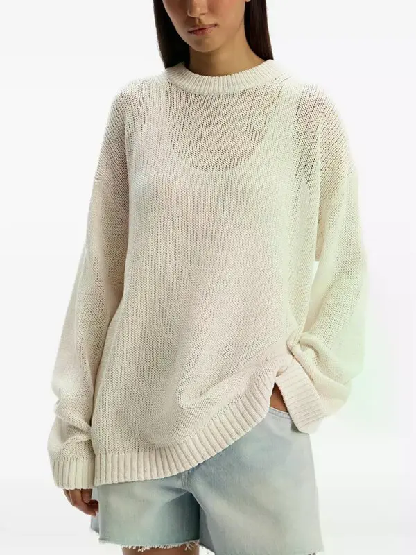 12 STOREEZ Cotton Crew-neck Sweater