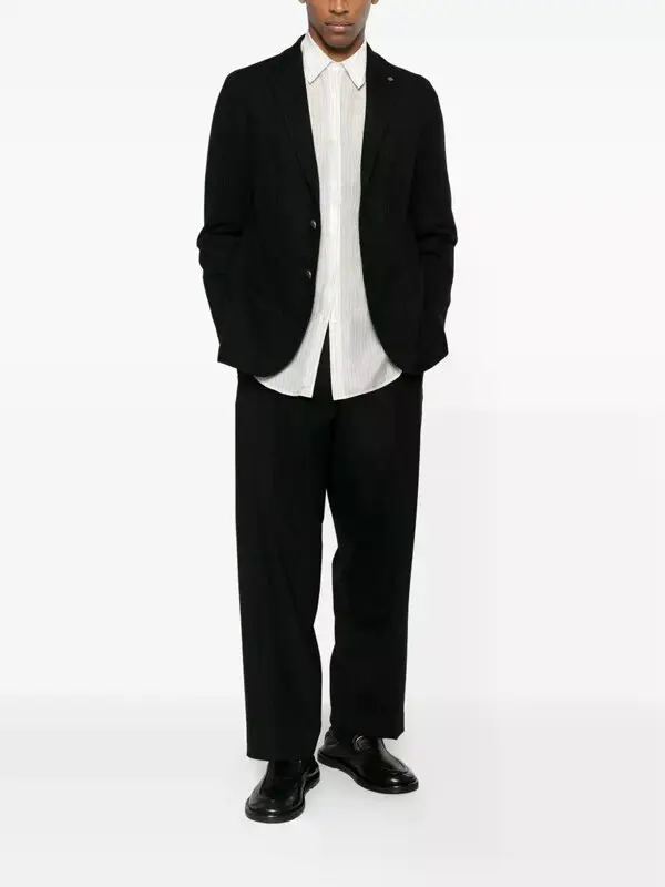Tagliatore Buttoned Jacket - Black