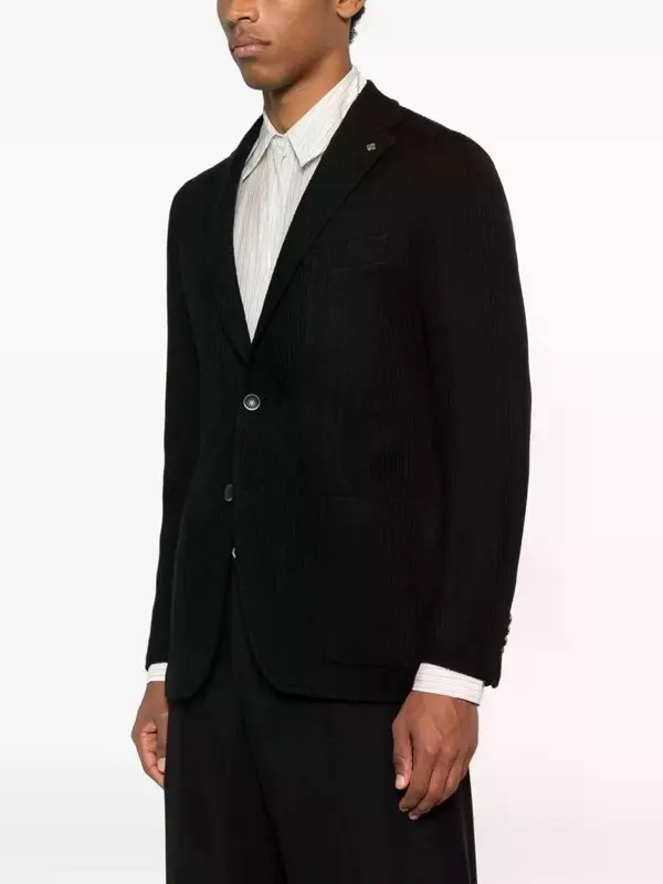 Tagliatore Buttoned Jacket - Black