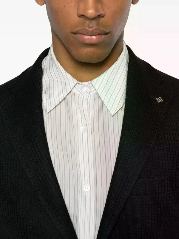 Tagliatore Buttoned Jacket - Black