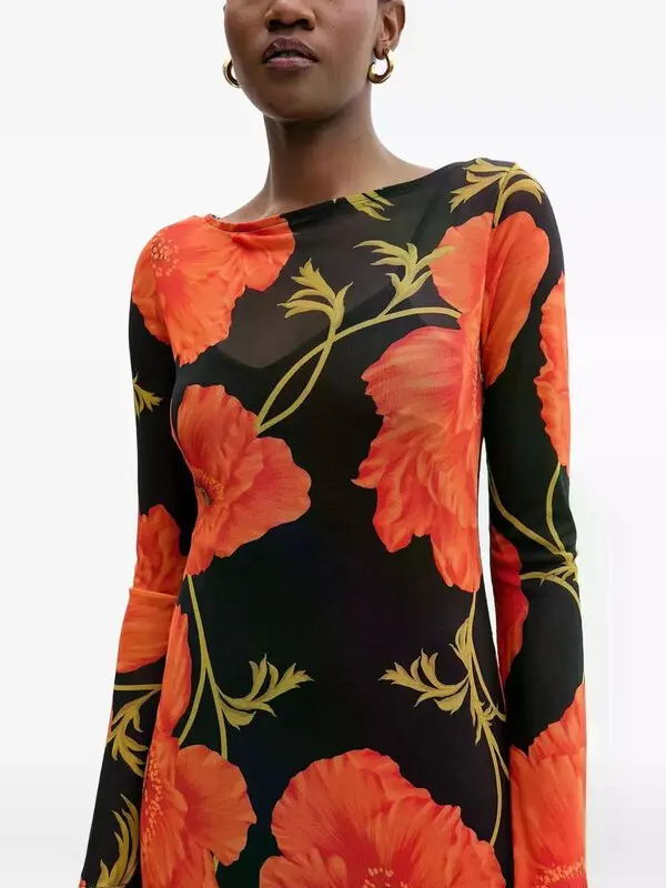NEVER FULLY DRESSED Floral Maxi Dress