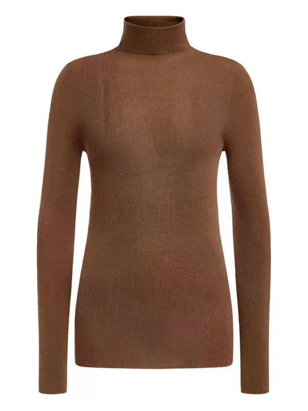 12 STOREEZ Ribbed Turtleneck Sweater
